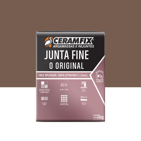 Rejunte Junta Fine - Marrom Café 1KG | NetKoll