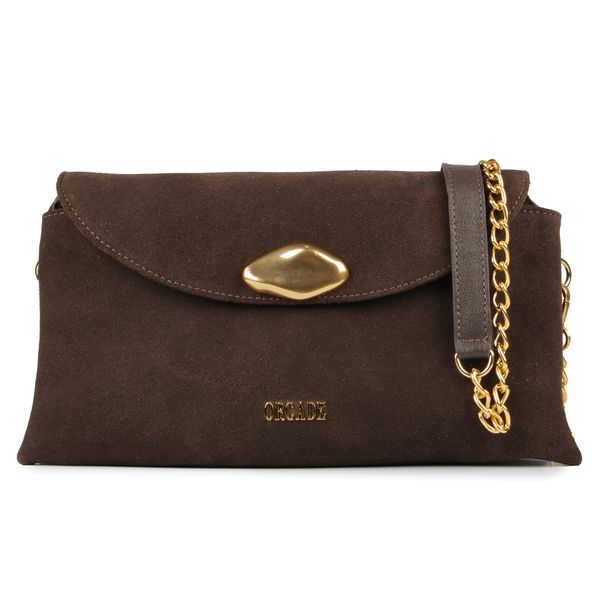 Bolsa Camurça Orgânico Marrom Orcade | ORCADE