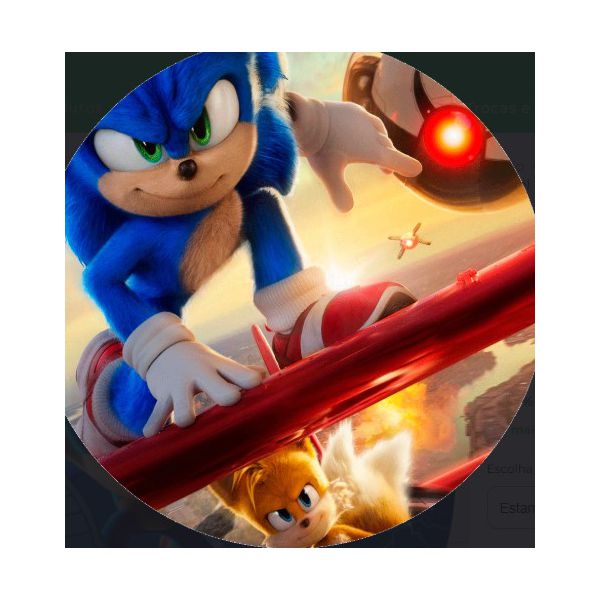 Capa Painel Sublimado - Sonic | PAINELPR