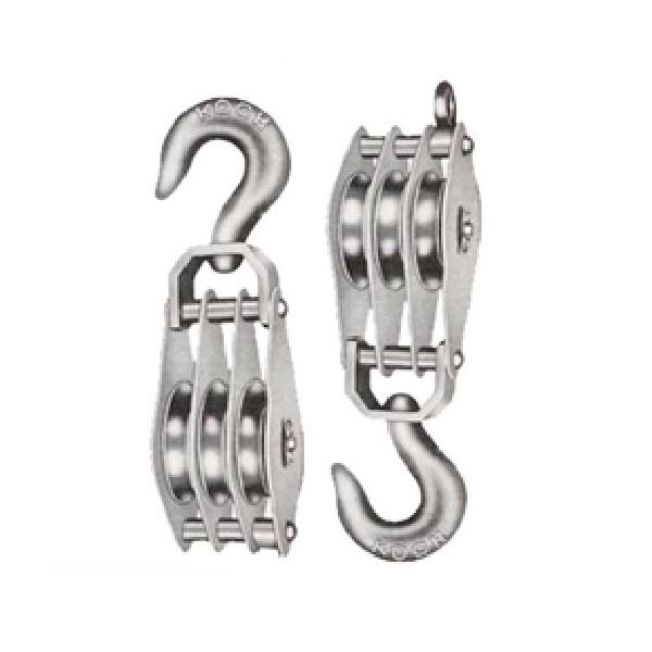 Moitão Cadernal 80mm com 3 Roldanas Vonder | Santec