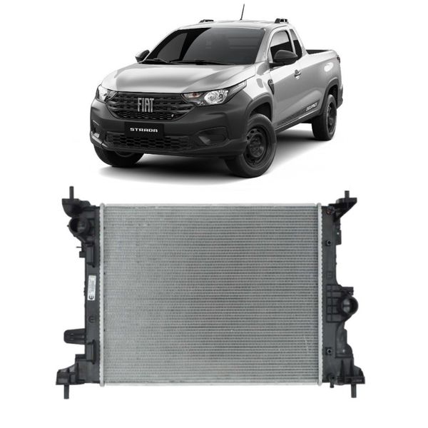 Radiador Strada Com e Sem Ar Manual e Automático - FIAT-52126295 ...