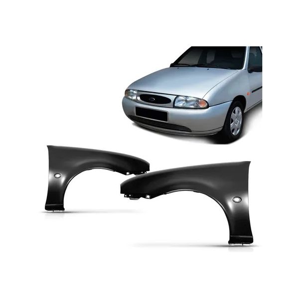Paralama Fiesta e Courier 96/99 - CENT-99412 / CENT-99411 | Total Latas ...