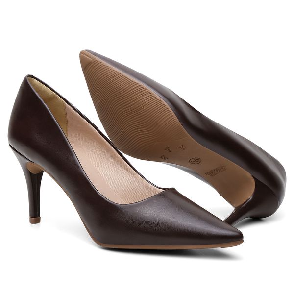 Scarpin Violanta Lori Café | Violanta Calçados Femininos