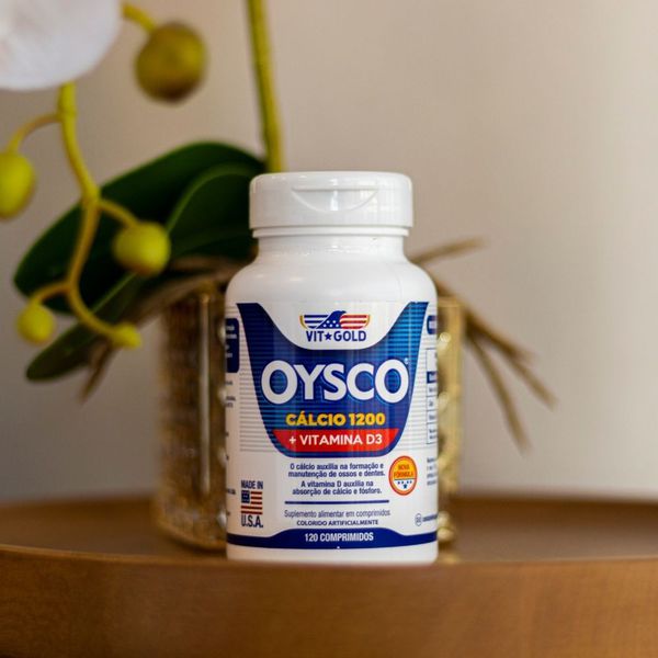 Oysco Cálcio 1200 mg + Vit. D3 Vitgold Kit2x 150 comprimidos | Vitgold