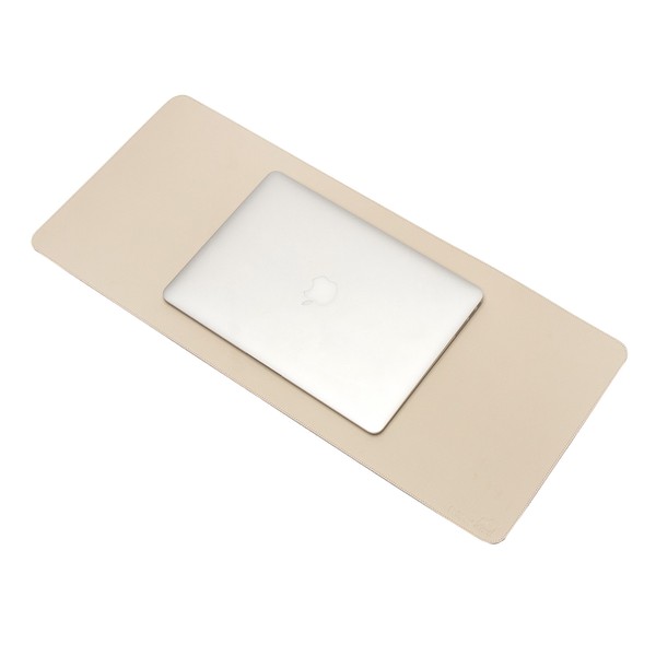 Desk Pad MAX 70x30 em Couro Sintético Nude! | BULLPAD
