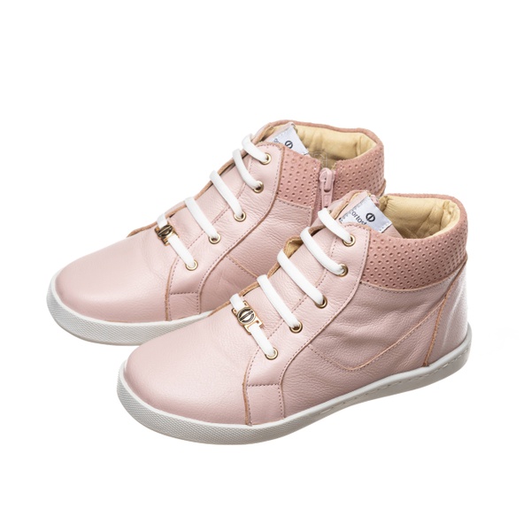 Bota Bamu Cano Alto - Rosa Tecido | BAMU