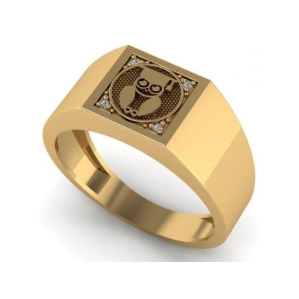 Anel de Formatura em Ouro 18k Personalizado Curso de Pedagogia | Helder ...