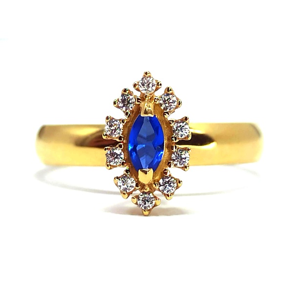 ANEL DE FORMATURA - OURO 18K - COM ZIRCÔNIA NAVETE | Helder Joalheiros