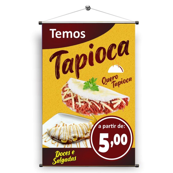 Banner Tapioca | KREATIVEADESIVOS