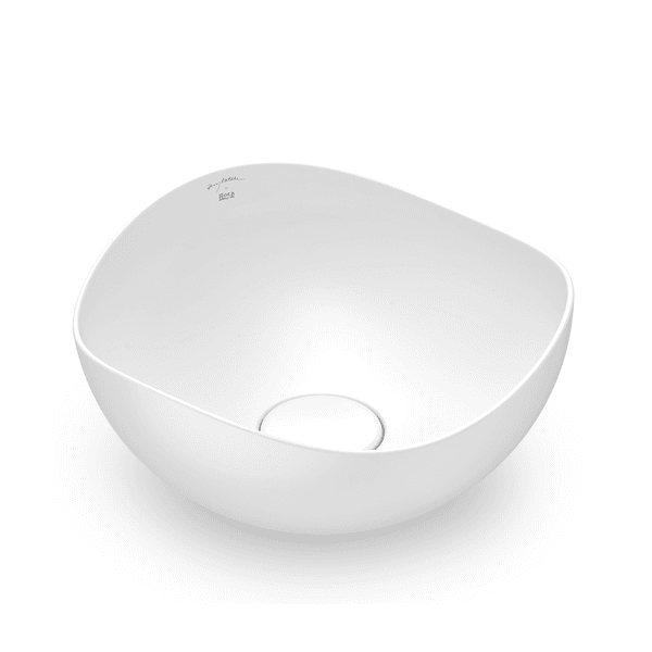 Cuba de apoio Roca Ruy Ohtake 37,5X37,5 Branco A327A15000 - Loja Gomes