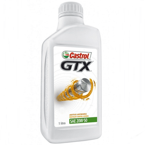 Óleo de Motor Castrol Gtx 20w 50 API SL Mineral 1Lt. | Total Latas - A loja online do seu automóvel