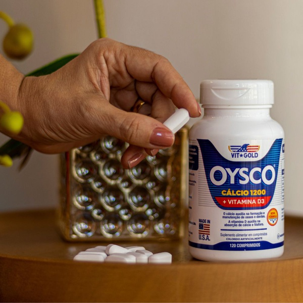 Oysco Cálcio 1200 mg + Vitamina D3 150 comprimidos | Vitgold