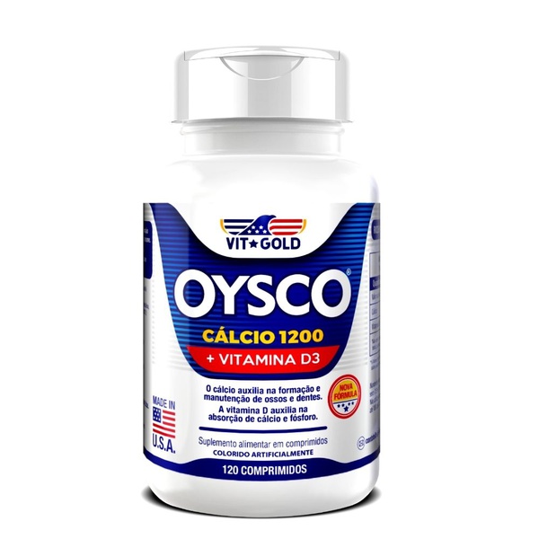 Oysco Cálcio 1200 mg + Vitamina D3 150 comprimidos | Vitgold