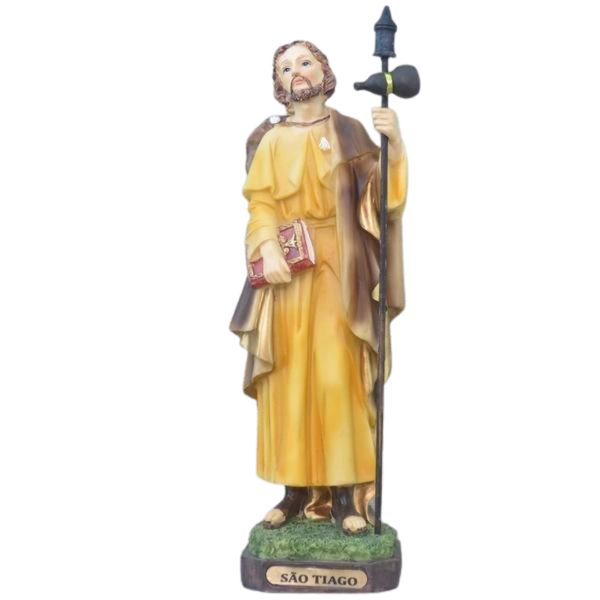 Imagem Resina - São Tiago -20 cm | Betânia Loja Católica