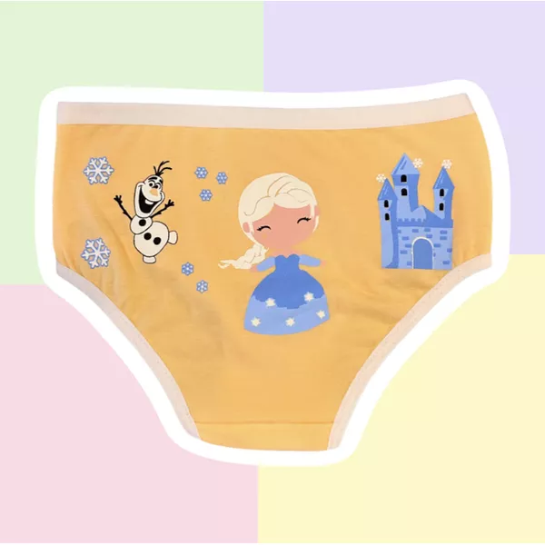CALCINHA INFANTIL - ELSA (LARANJA) | Bella Mini