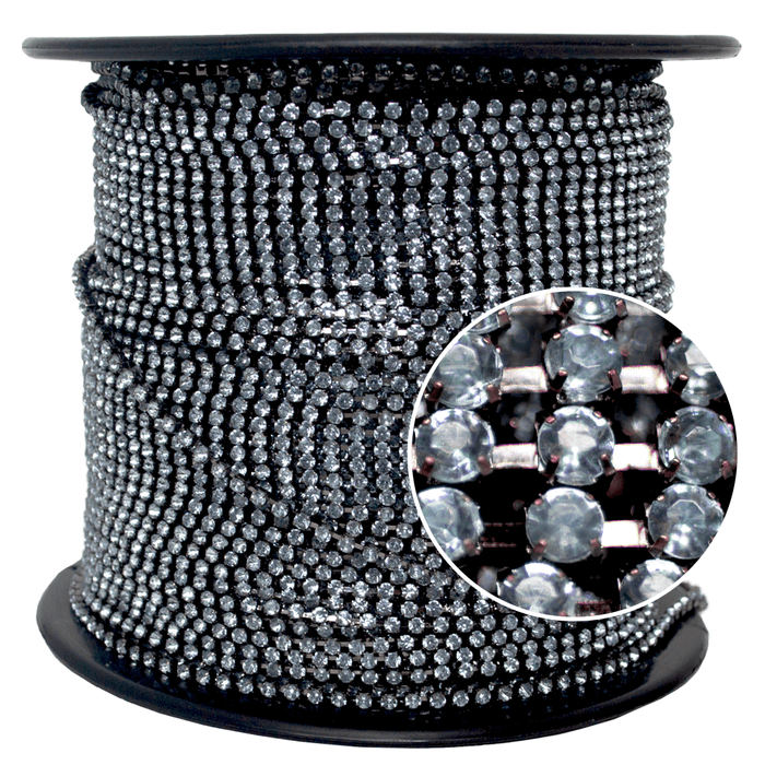 CORRENTE DE STRASS EM METRO SS6,5 / PL14 | BM Strass