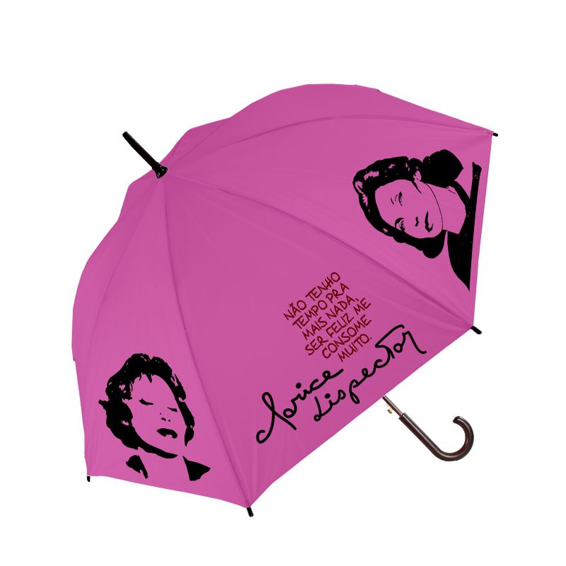 GUARDA-CHUVA CLARICE - Pink - Tertúlia Produtos Literários