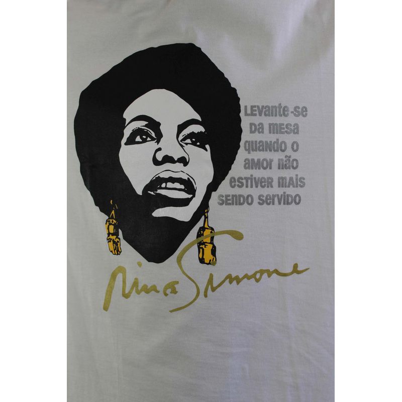 Camiseta Nina Simone Amor Amor - Tertúlia Produtos Literários