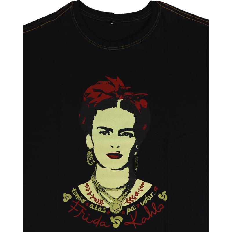 Camiseta Frida Kahlo Alas - Preta - Tertúlia Produtos Literários