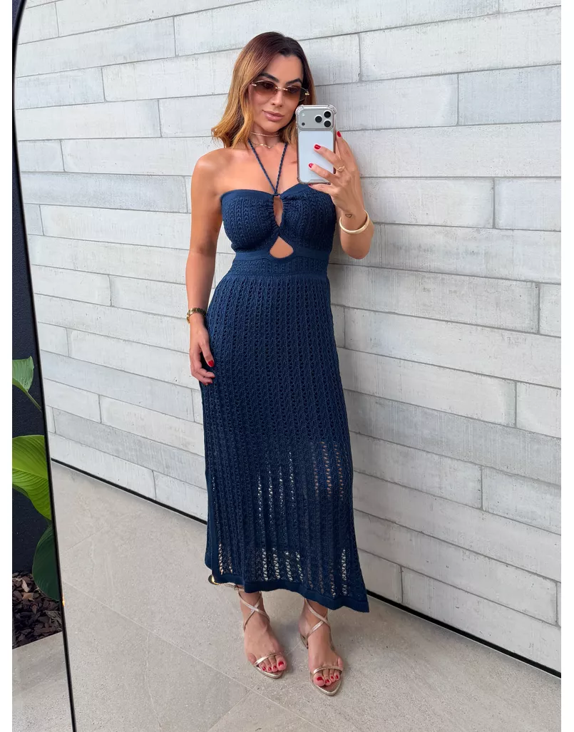 Vestido Tricot Clara Marinho | Loja La Mina