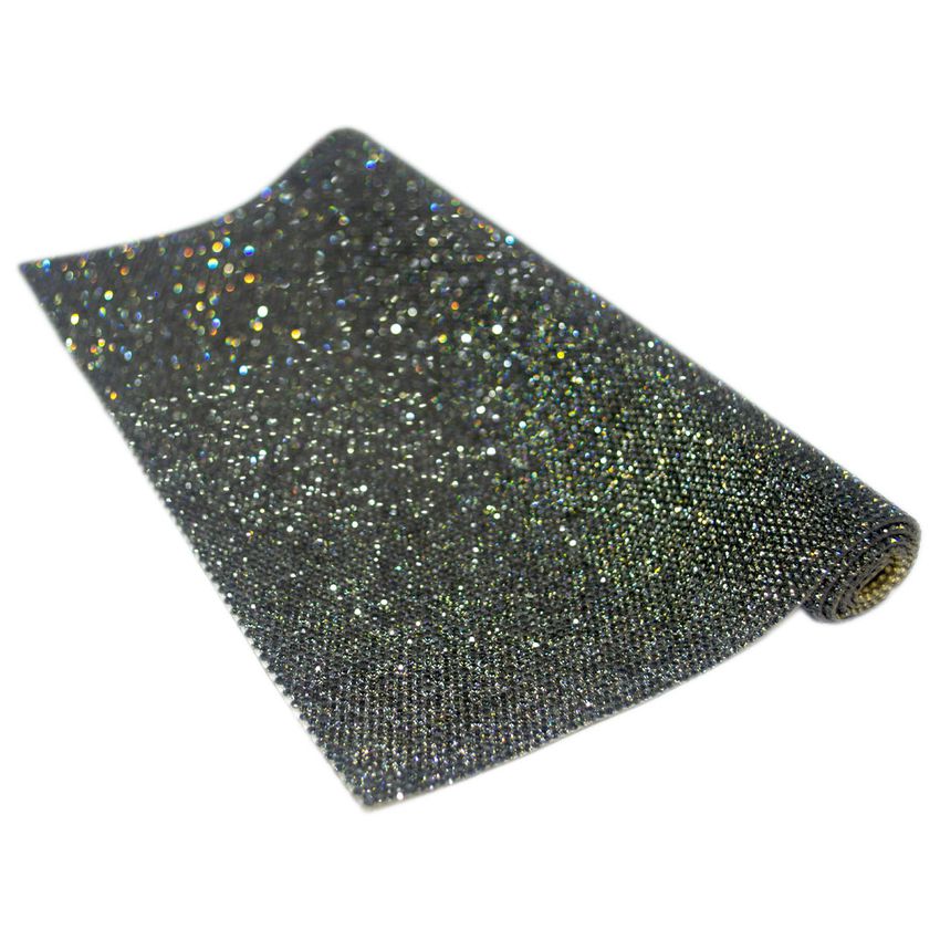Mini Manta de Strass Premium 24x40cm - Black Diamond | BM Strass