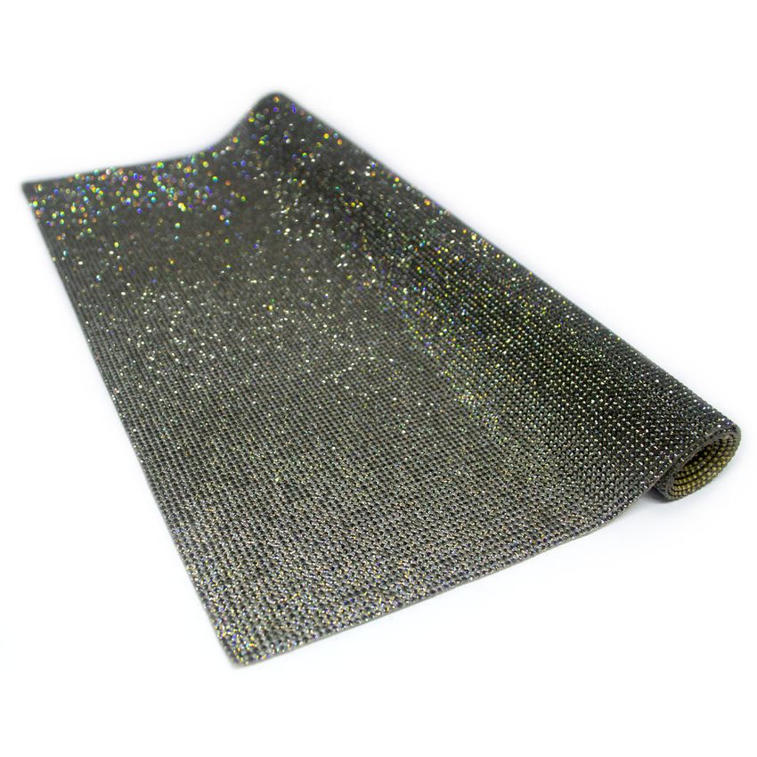 Mini Manta de Strass Lolla 24x40cm - Black Diamond | BM Strass