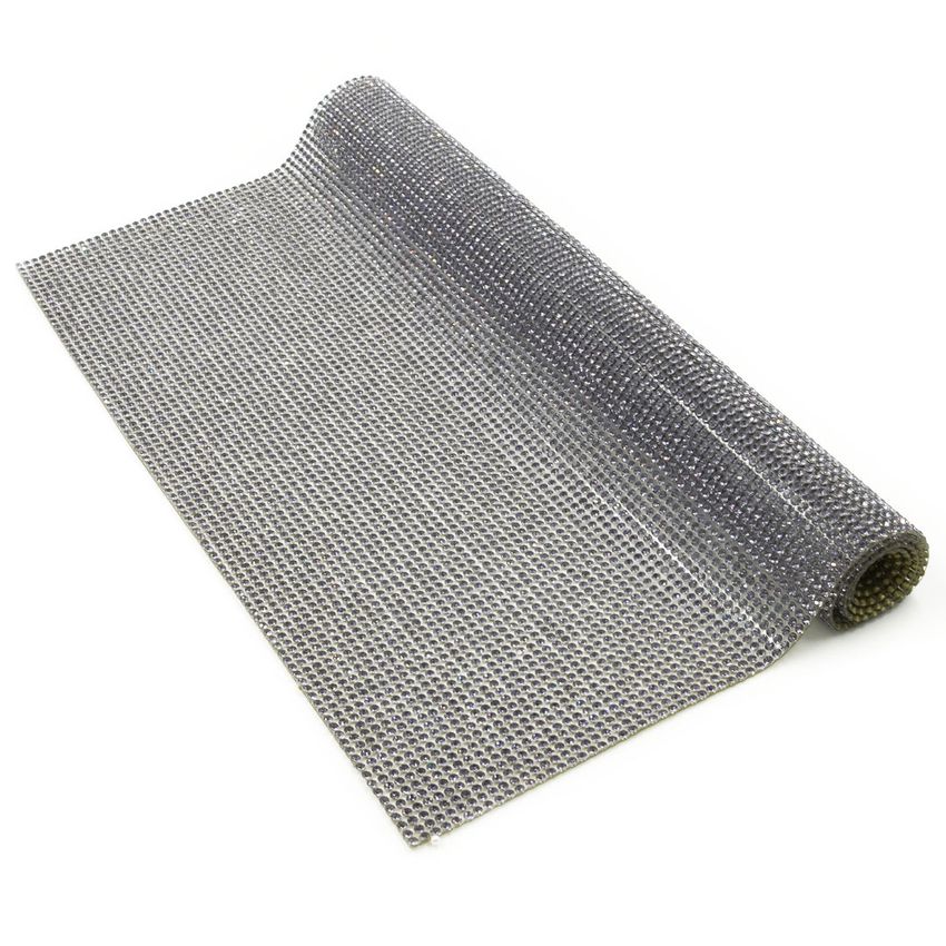 Manta de Strass Tradicional 24x40cm (SS6,5 / 2mm) - Tanzanite | BM Strass