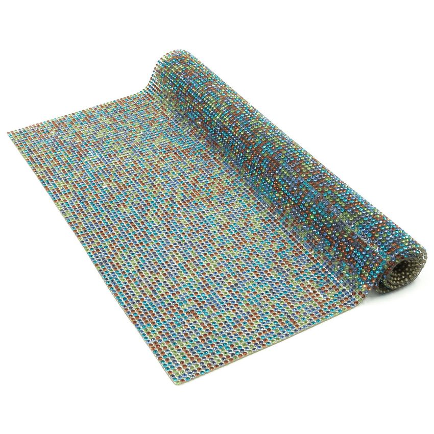 Manta de Strass Tradicional 24x40cm (SS6,5 / 2mm) - Multicolor Ocean ...