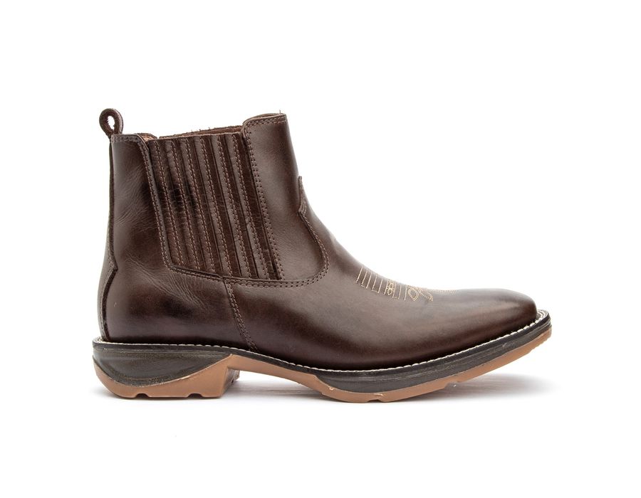 Botina Masculina Country em Couro | Xucrão Boots | Botas e Botinas ...