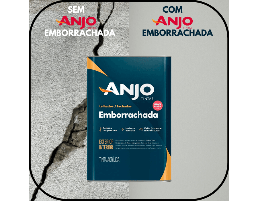 ANJO TINTA EMBORRACHADA BRANCA 18 L | Andraort Tintas