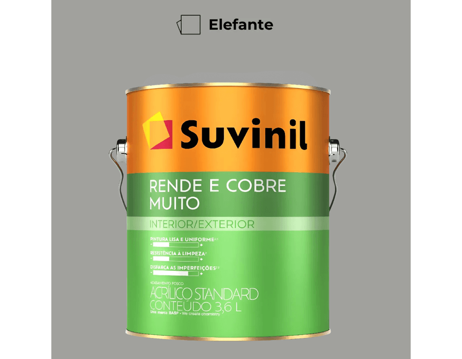 SUVINIL RENDE COBRE MUITO FOSCO ELEFANTE 3,6L | Andraort Tintas
