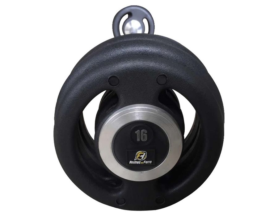 Barra de Musculação com Anilhas Injetadas | ANILHASDEFERRO