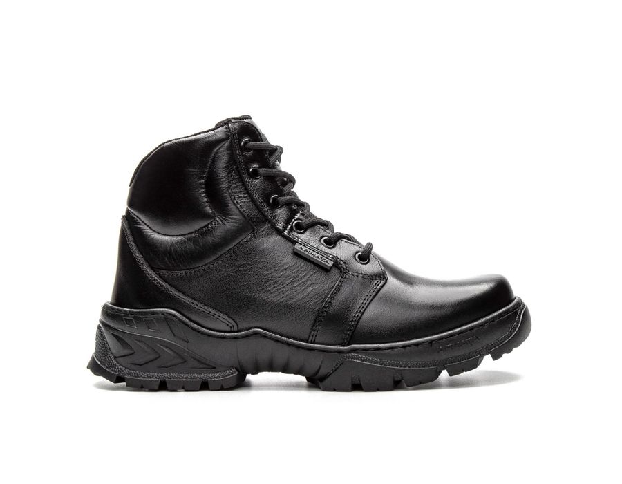 Bota Milita Tática Segurança Energy - Preto Liso | ARMATA BOTAS