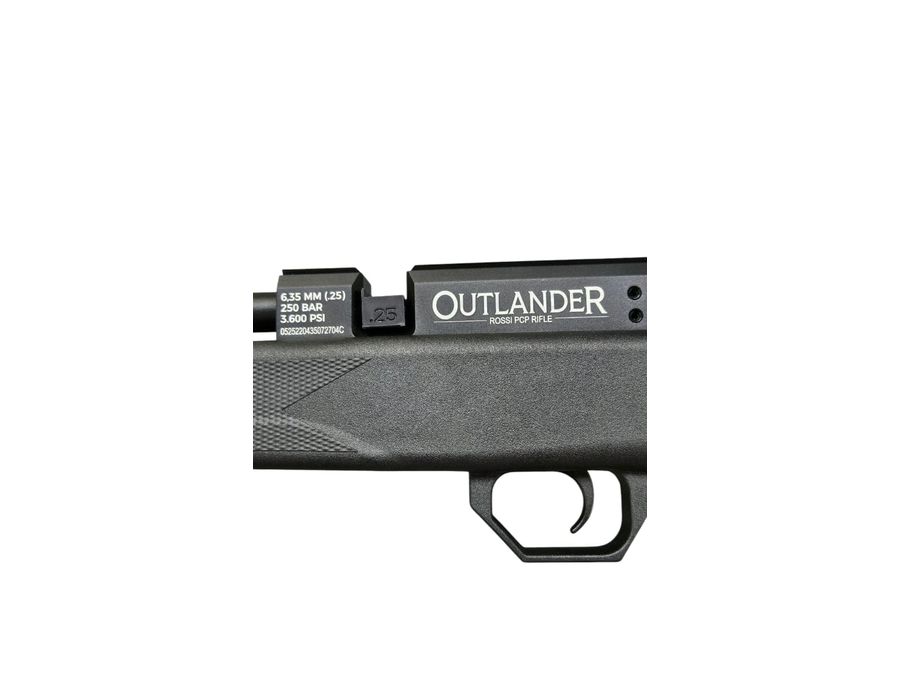 Carabina PCP Rossi Outlander Black 6.35mm - Potência Máxima | AZSports ...