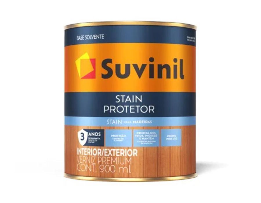 SUVINIL VERNIZ STAIN IMPREGNANTE NATURAL 900ML | Baratão das Tintas