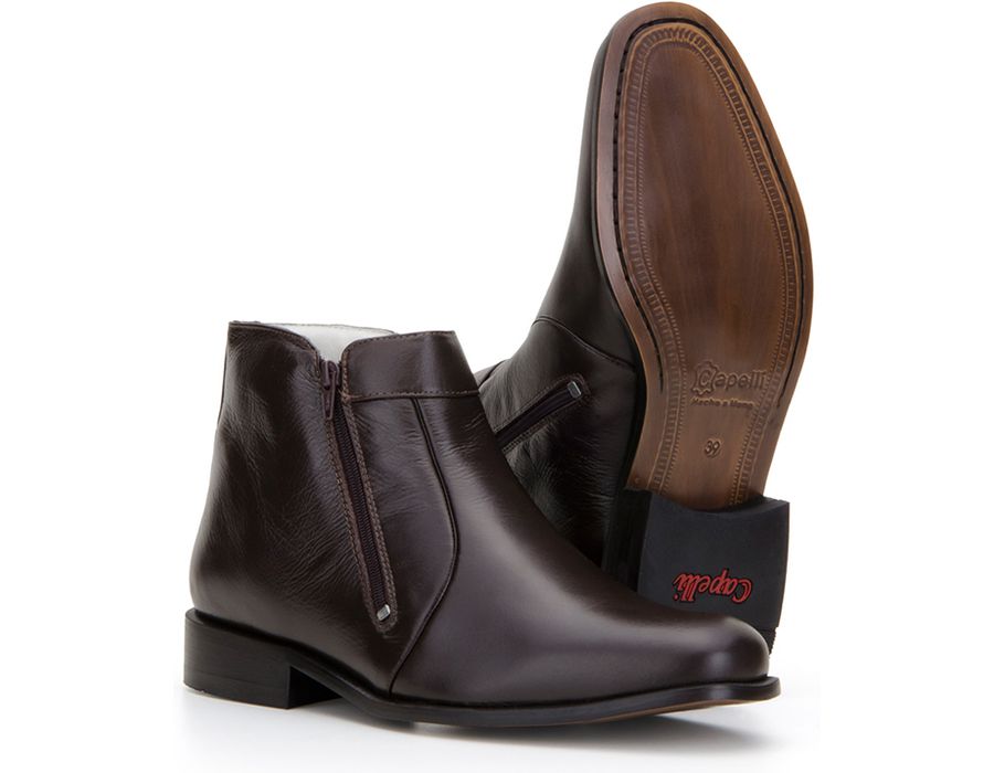 Botina Social Masculina Com Zíper Na Lateral | BOTAS MANGALARGA
