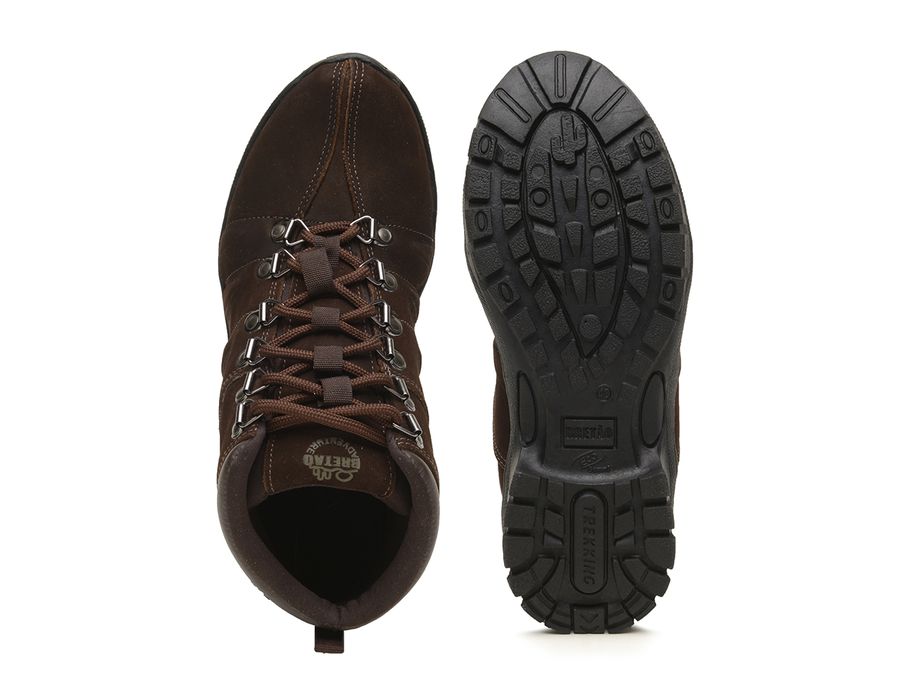 Bota Adventure Masculina Bretão Couro Nobuck - Chocolate | BRETÃO STORE
