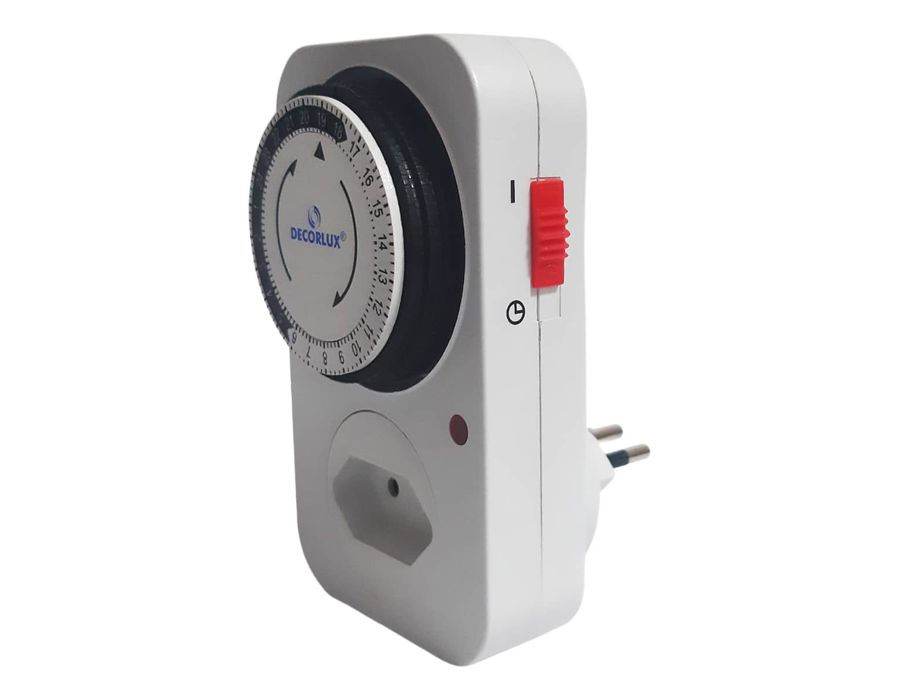 Timer Temporizador Analógico Bivolt Automático 10A Decorlux | Broketto ...