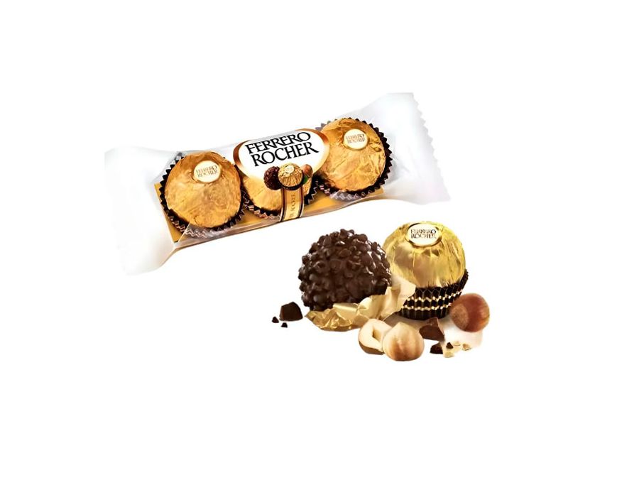 Ferrero Rocher 3 unid. | CAFECOMPAO I Cestas de Café da Manhâ Curitiba