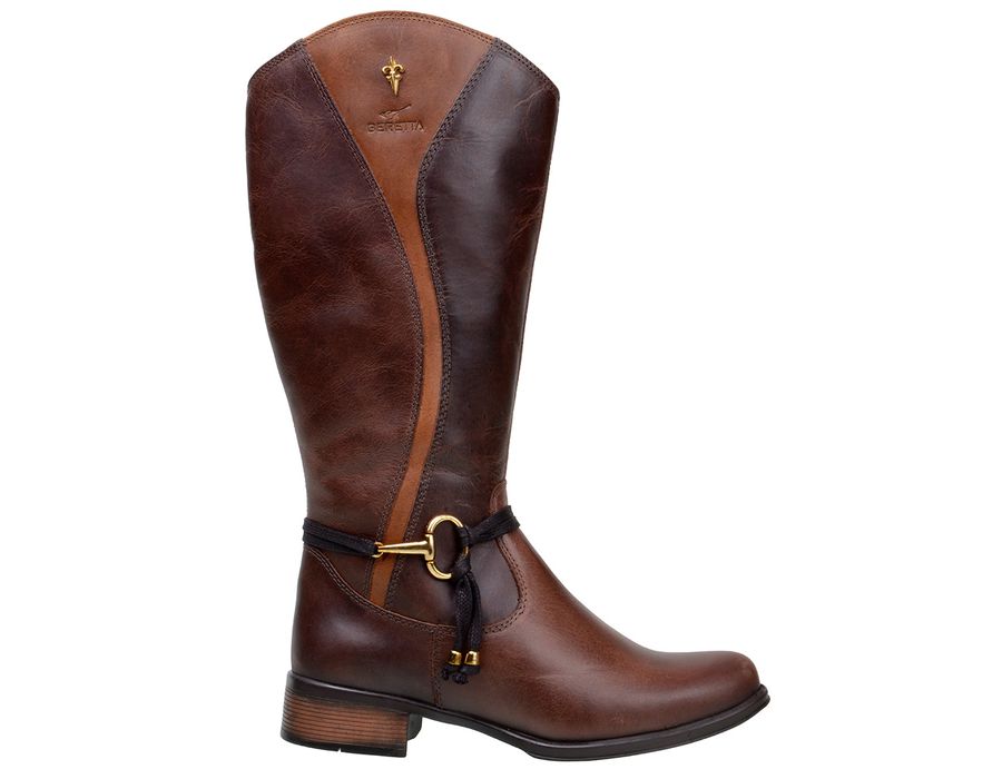Bota Montaria Feminina Cano Alto Original Beretta Em Couro | CAPELLI BOOTS