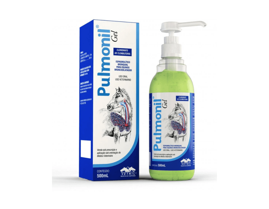 Pulmonil Espasmolítico Bronquial Gel Oral 480g Vetnil | Casa Anzai