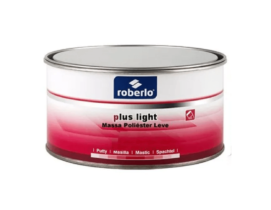 MASSA POLIESTER PLUS LIGHT ROBERLO 900GR | Casa Costa Tintas