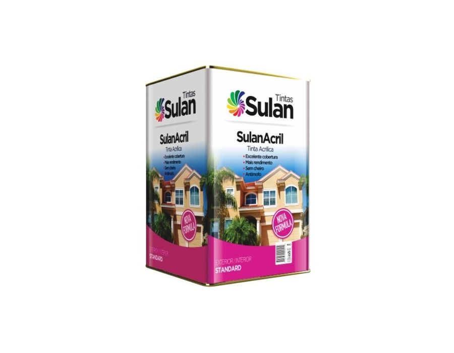 Tinta Semi-Brilho cor BranCo 18l Sulan | Casa Costa Tintas