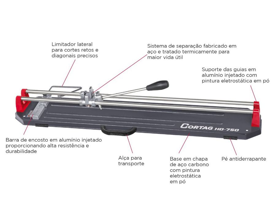 Cortador Profissional HD-750 - Cortag | Casa Fácil Materiais Para ...