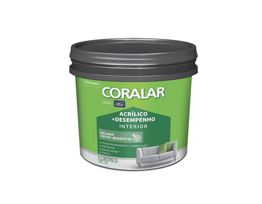 CORALAR MAIS DESEMPENHO BALDE PLAST 15L - CORAL | Casa Fácil Materiais ...