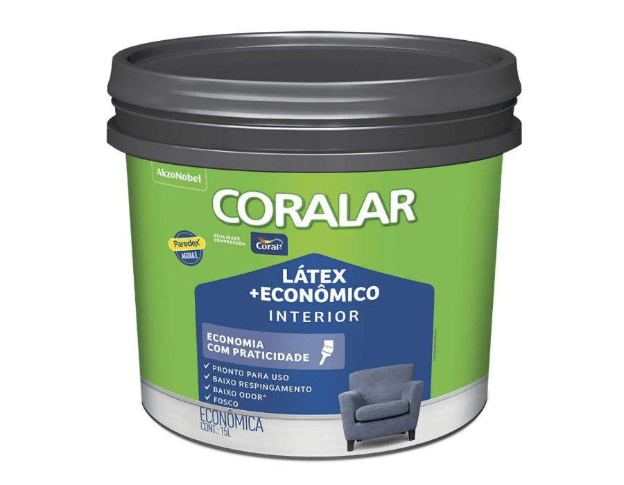 CORALAR MAIS ECONOMICO BALDE PLAST 15L - CORAL | Casa Fácil Materiais ...