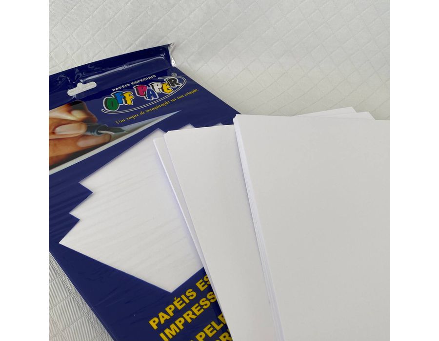 Papel Opaline Off Paper 180g 50 Folhas | CHAMMA FESTA