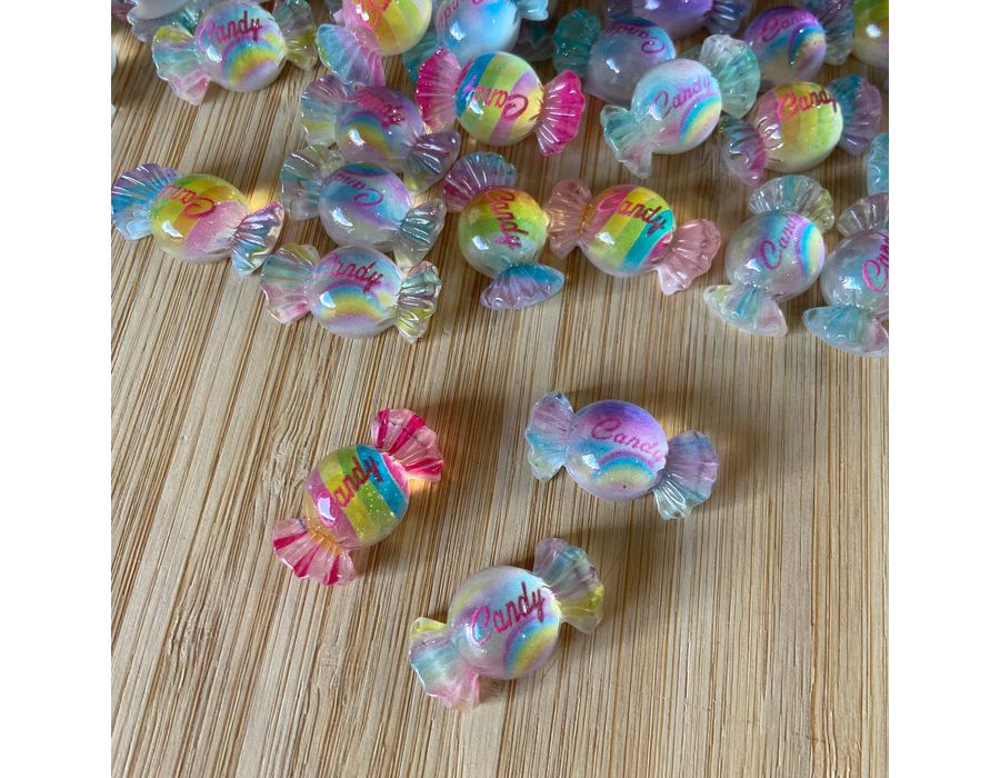 Aplique Resina Bala Candy 2,5cm 10 unidades | CHAMMA FESTA