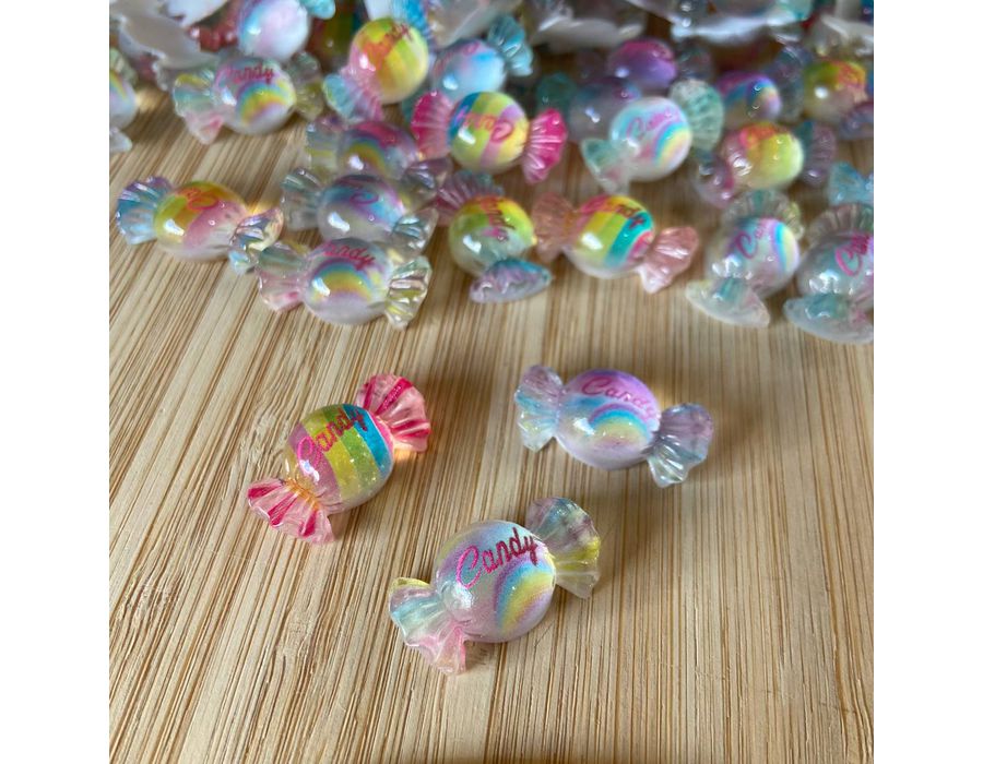 Aplique Resina Bala Candy 2,5cm 10 unidades | CHAMMA FESTA