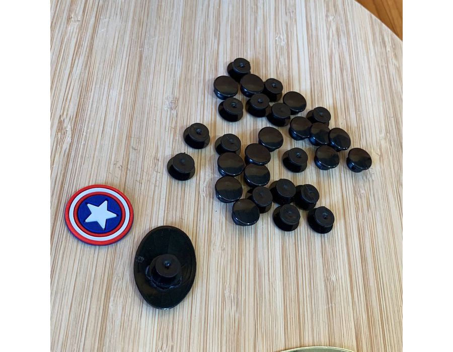 botão para crocs super heróis 25 unidades | CHAMMA FESTA